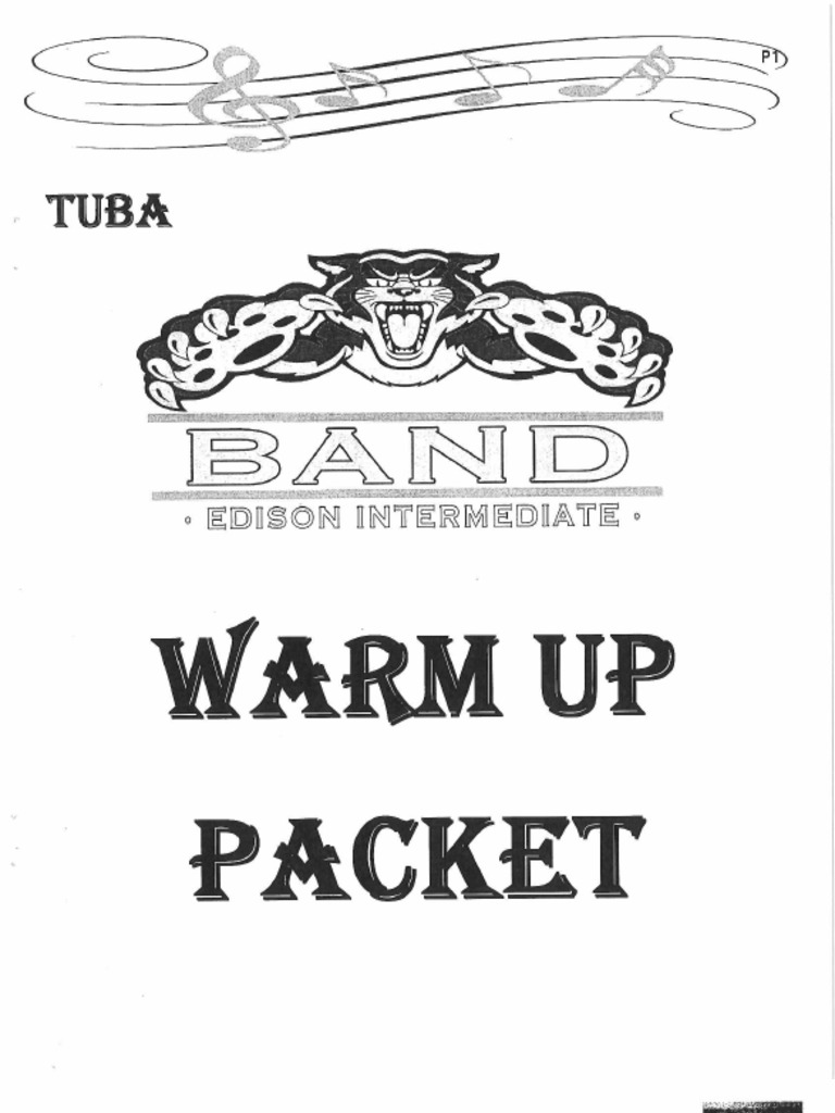 Eis Warm Up Packet - Tuba | PDF