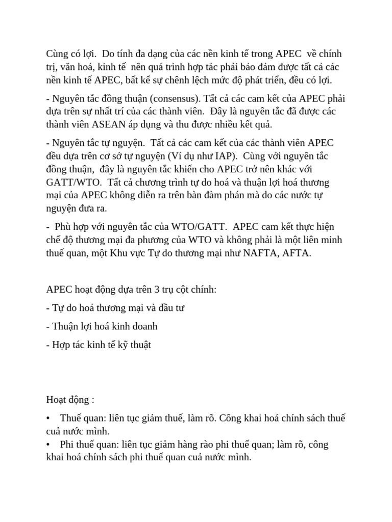 Ho T D NG Apec | PDF