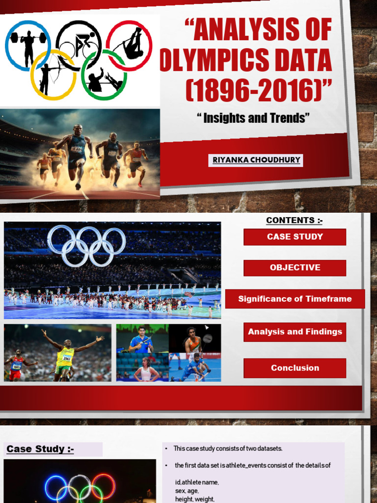 Analysis Of Olympics Data Pdf Olympic Games Winter Olympic Games 