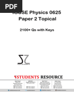Practice Questions (Block 6) (Physics 0625) | PDF | Planets | Redshift