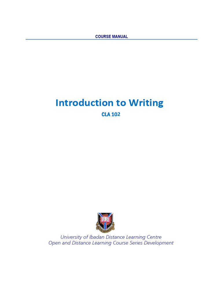 Cla 102 | PDF | Essays | Distance Education