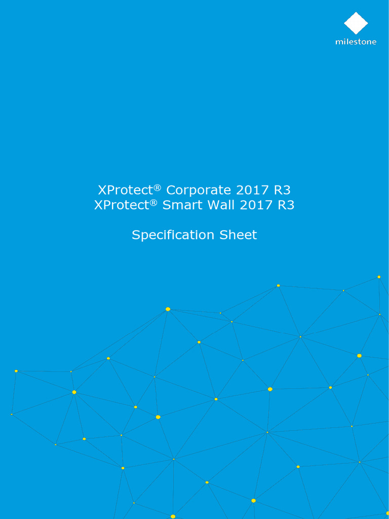 XProtect Corporate and XProtect Smart Wall Specification Sheet | PDF ...