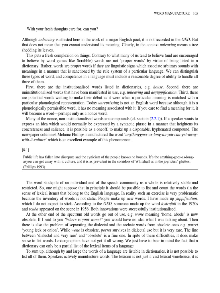 Francis_Katamba_English_Words-42 | PDF | Semantics | Word