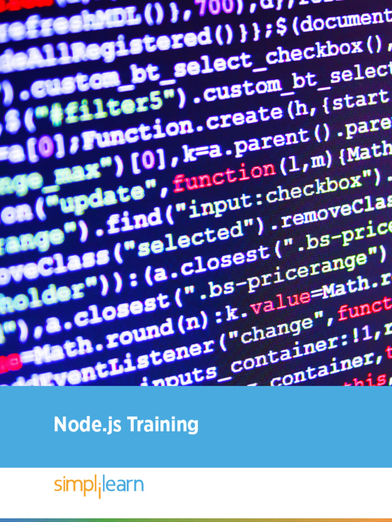Node.js Certification Course Online | PDF | Computing | Information Technology