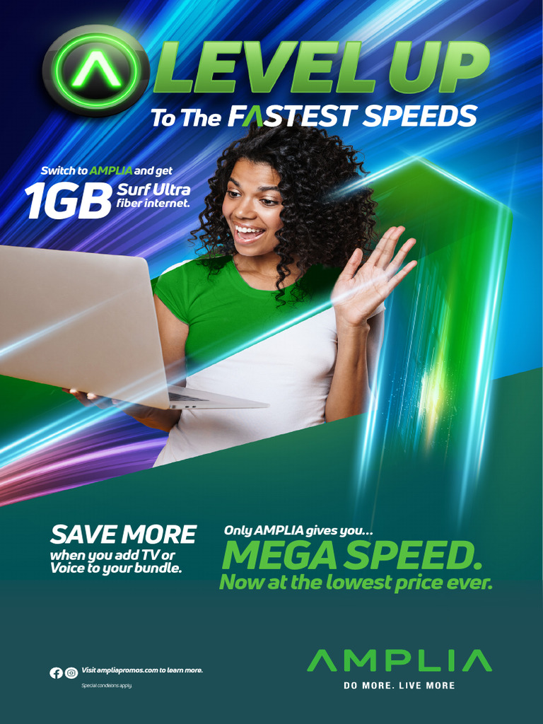 LevelUp 2 1gig Flyer & Back 8.5x5.5 Oct26 2023 Without CutMarks | PDF | Service Industries ...