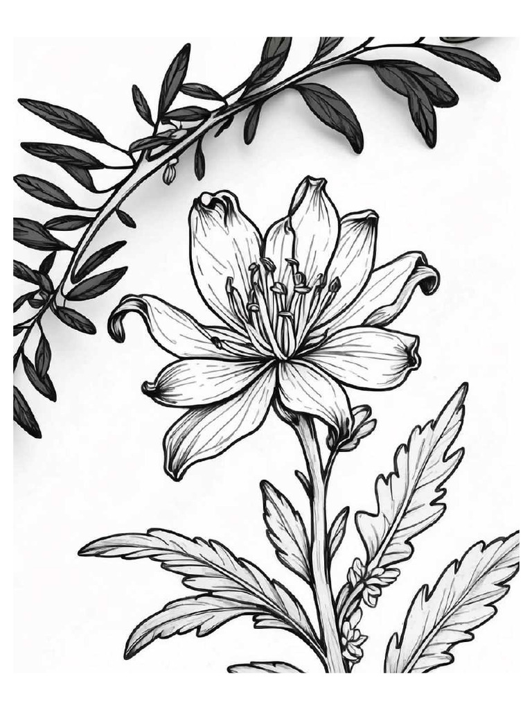 Bloom and Botanicals Coloring Book | PDF