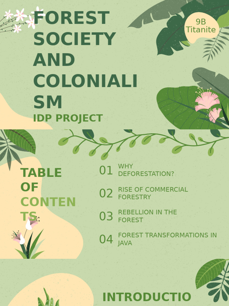 forest society and colonialism pptx | PDF | Agriculture | Natural ...
