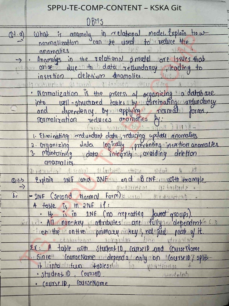 DBMS 2023 Solved Question Paper END SEM SEM 5 2019 Pattern | PDF DBMS 2023 Solved Question Paper END SEM SEM 5 2019 Pattern | PDF
