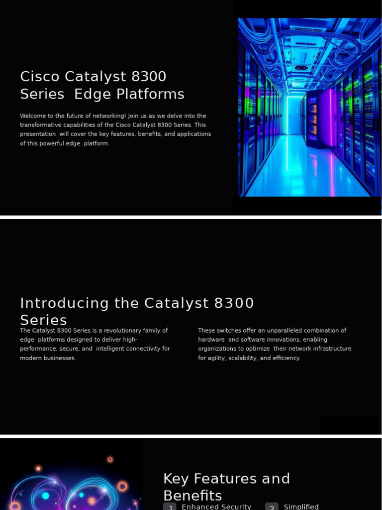 Cisco Catalyst 8300 Series Edge Platforms | PDF | Computer Network | Cloud Computing