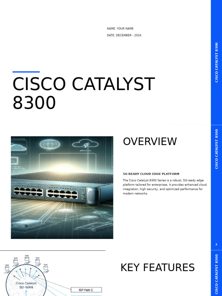 Cisco Catalyst 8300 Pdf Computer Network Computer Architecture