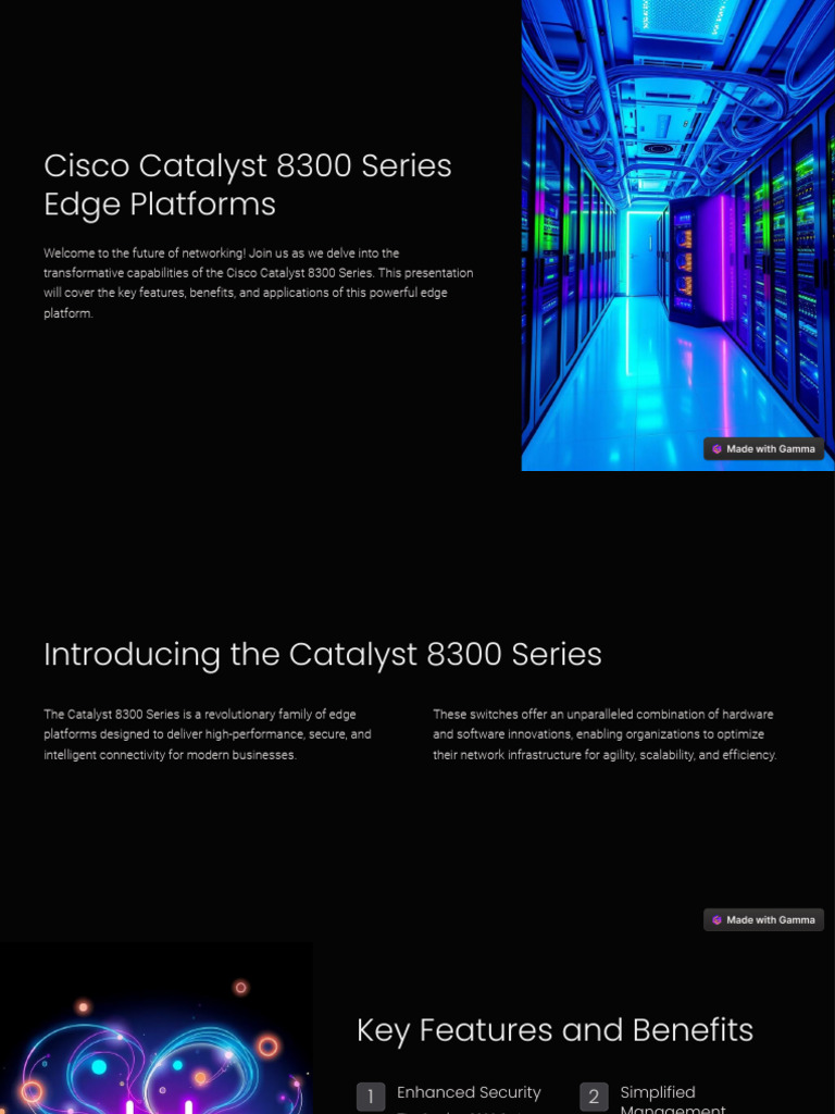 Cisco Catalyst 8300 Series Edge Platforms Pdf Computer Network