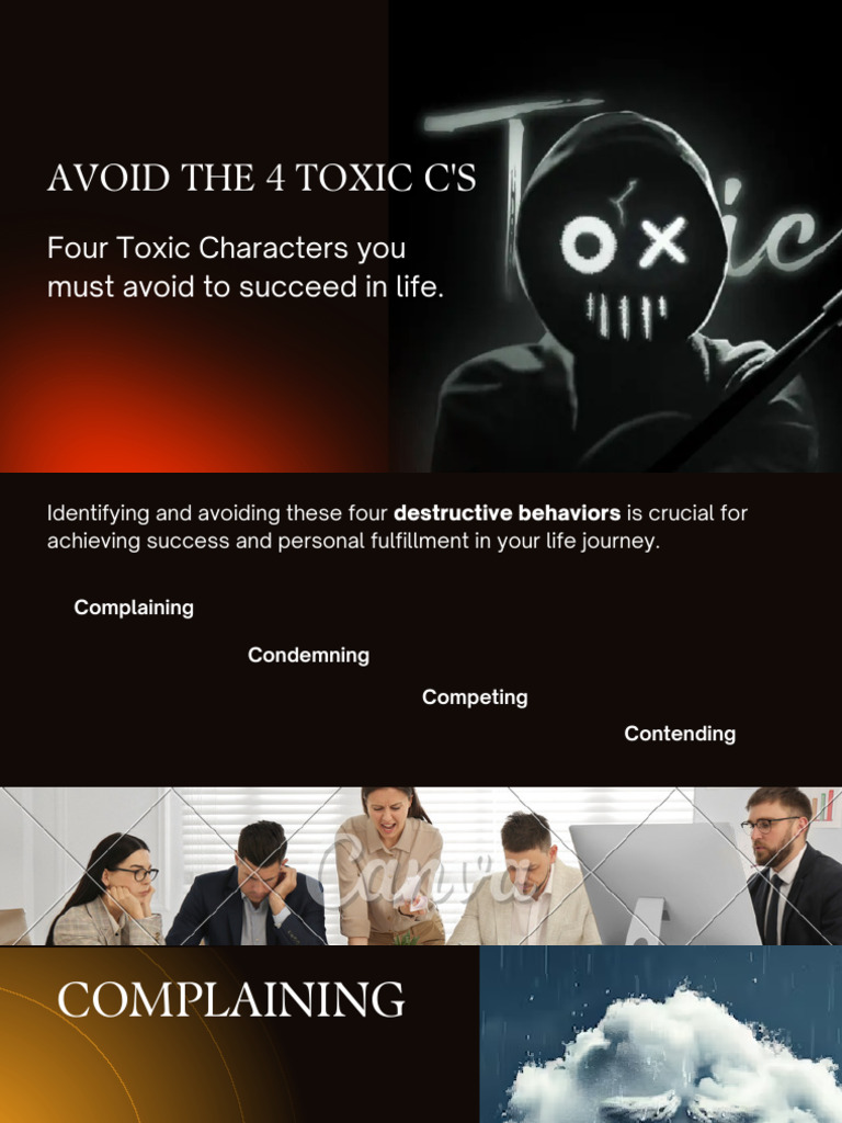 4 TOXIC C’s) (1) | PDF | Empathy | Emotions