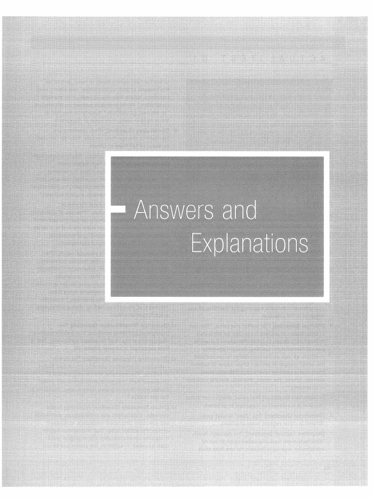 TOEFL MAP Answer | PDF