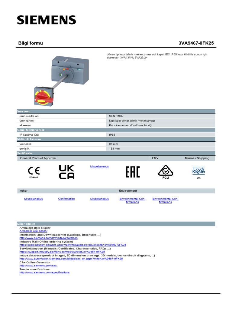 3VA94670FK25 Datasheet TR | PDF