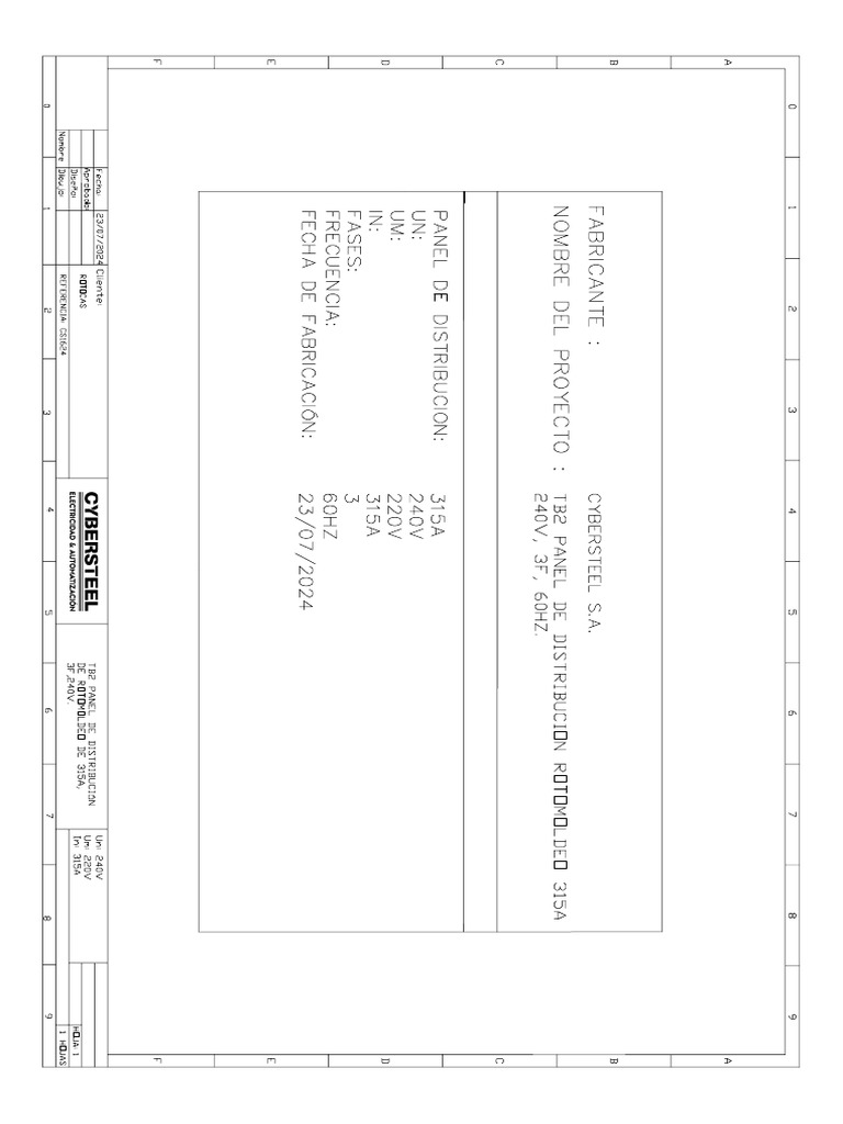 Rotomoldeo Diagrama Electrico | PDF