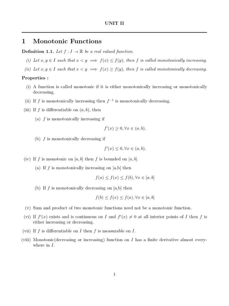 Unit 2 (Measure Theory) | PDF | Mathematical Concepts | Mathematical Objects