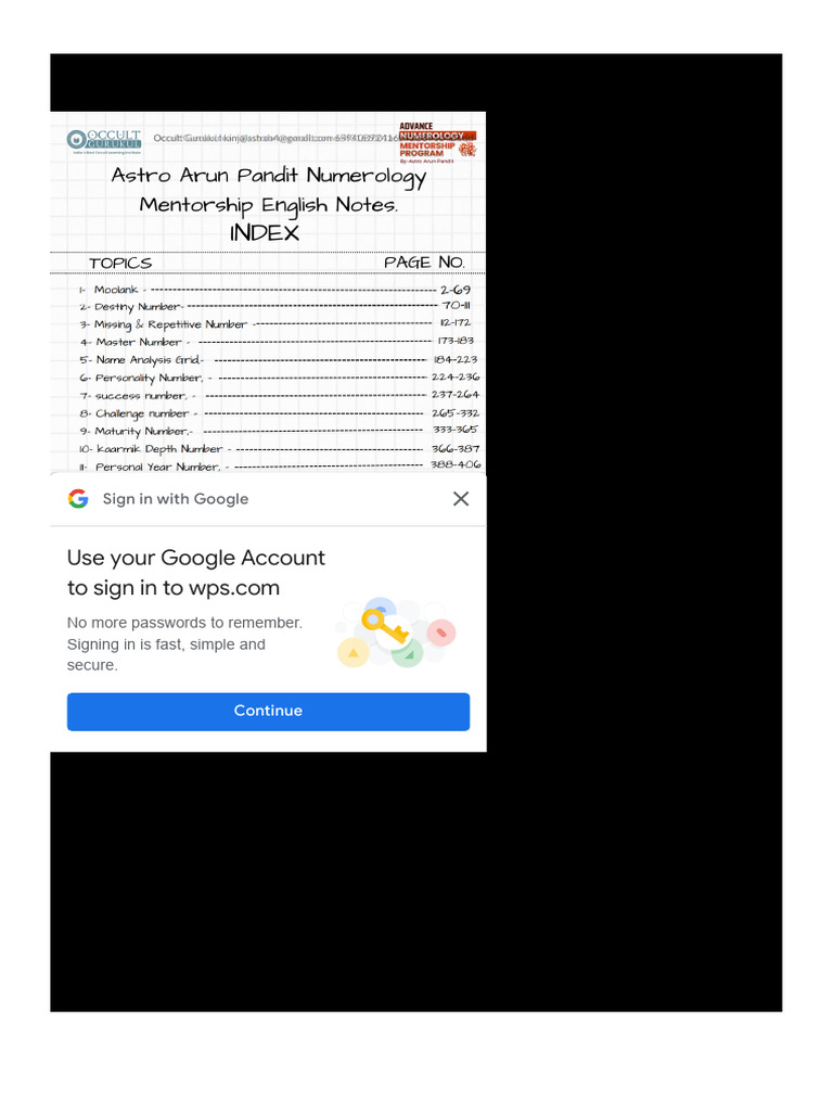 Numerology English Notes New | PDF