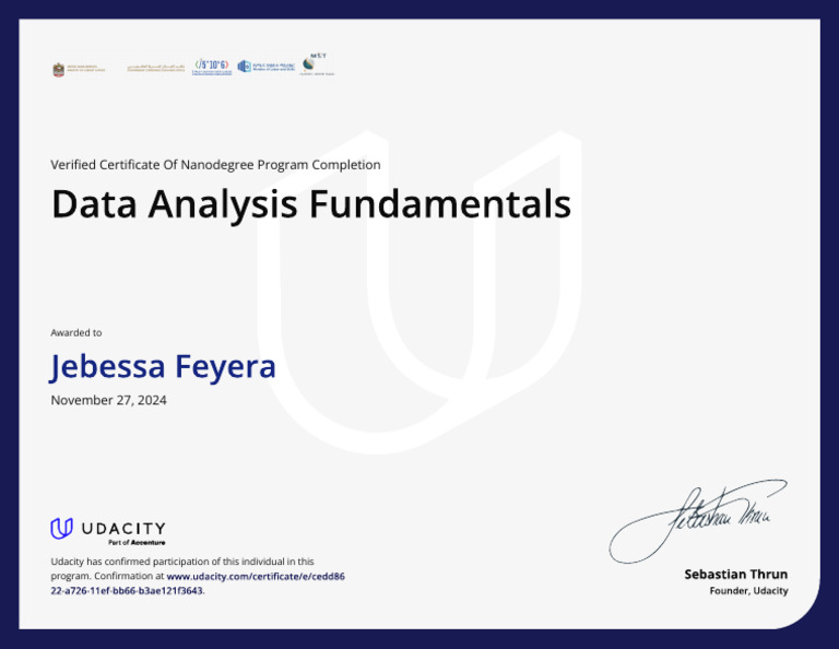 Udacity Nanodegree Completion Certificate | PDF