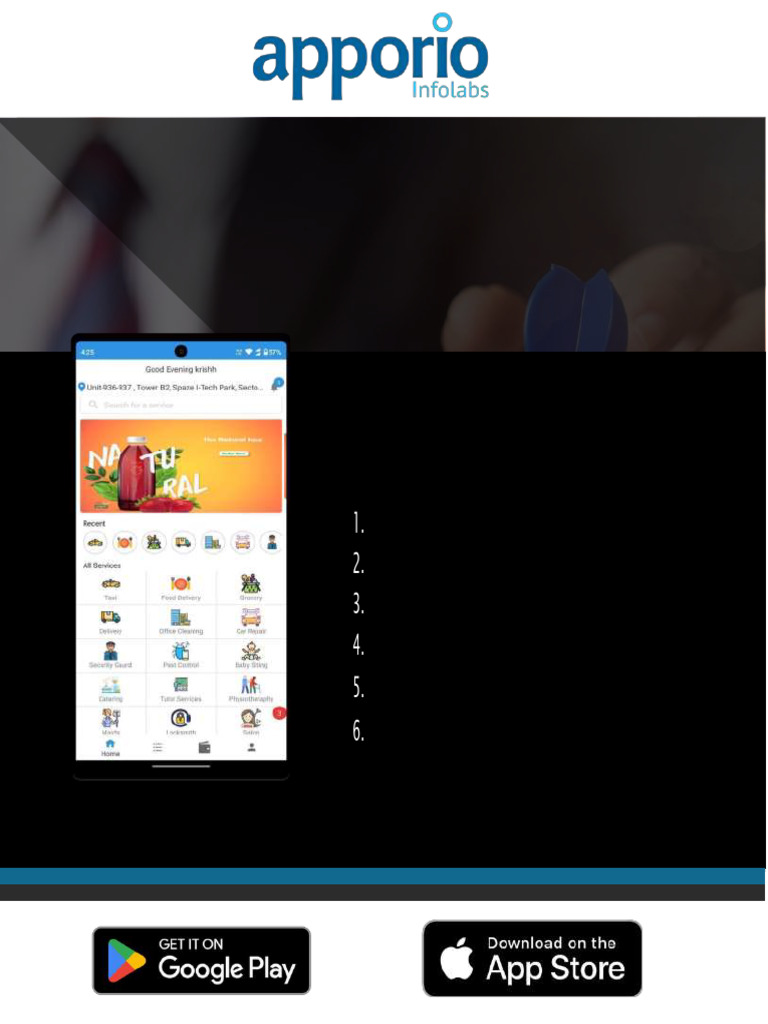 Apporio Super App Development Proposal | PDF | Mobile App | Ios
