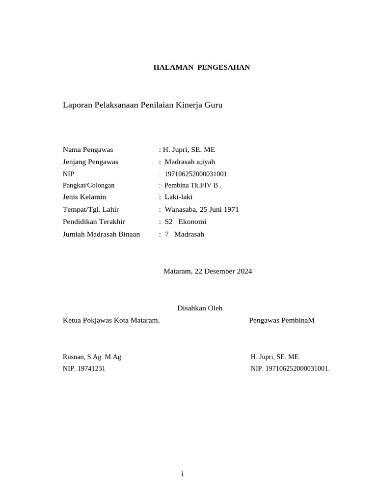 Laporan PKKN 2024 | PDF