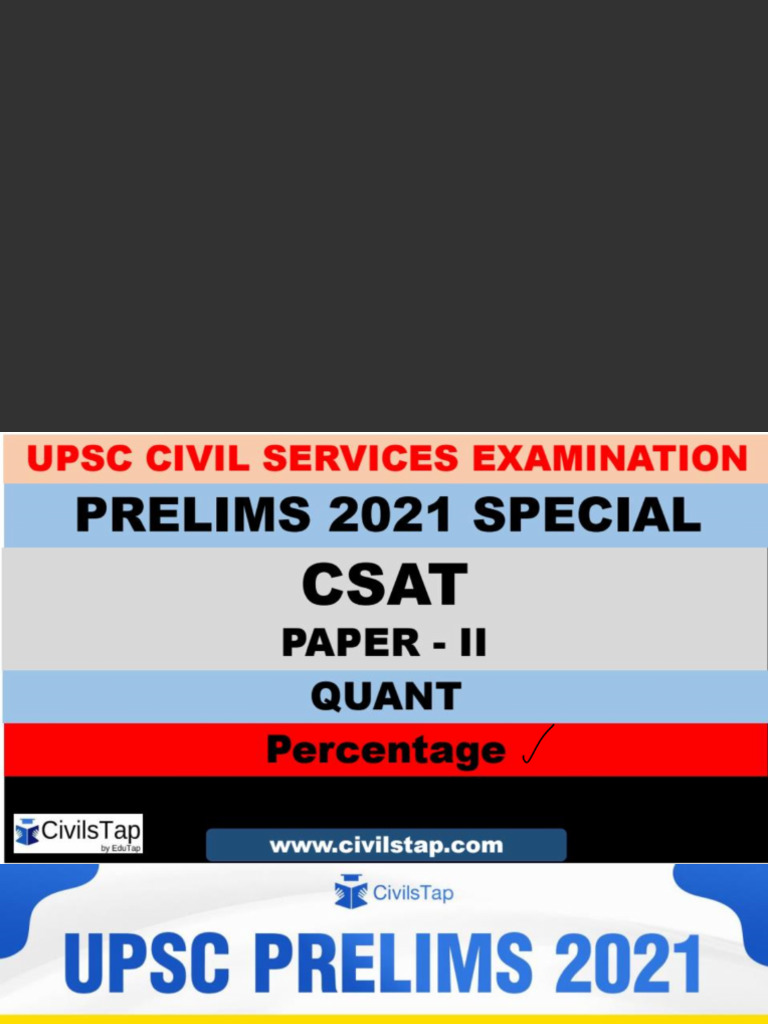 Free CSAT Lectures UPSC Prelims 2021 Quant Day 40 Practice Question | PDF