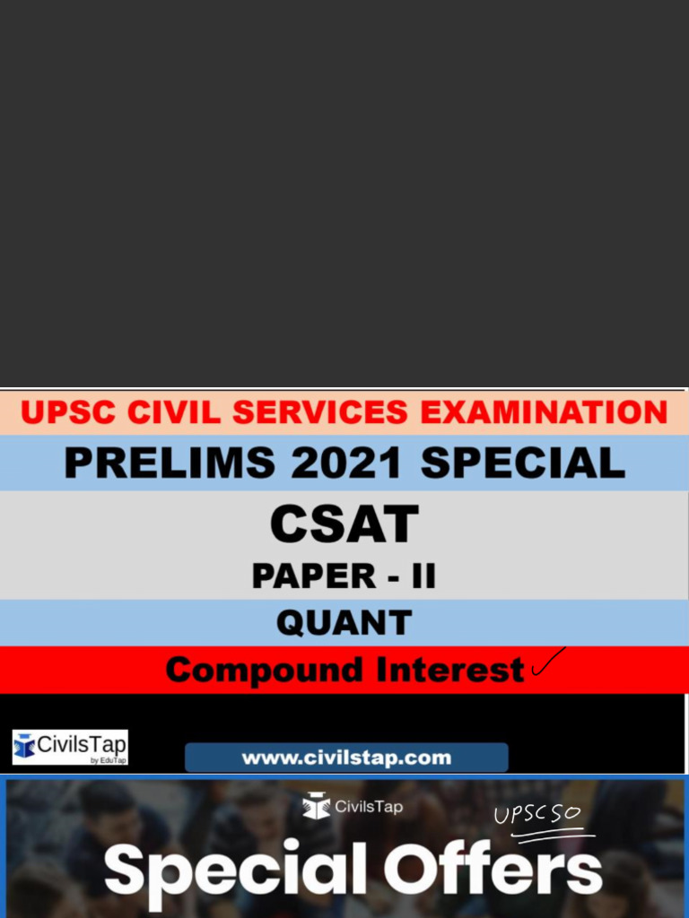 Free CSAT Lectures UPSC Prelims 2021 Quant Day 44 Practice Question | PDF