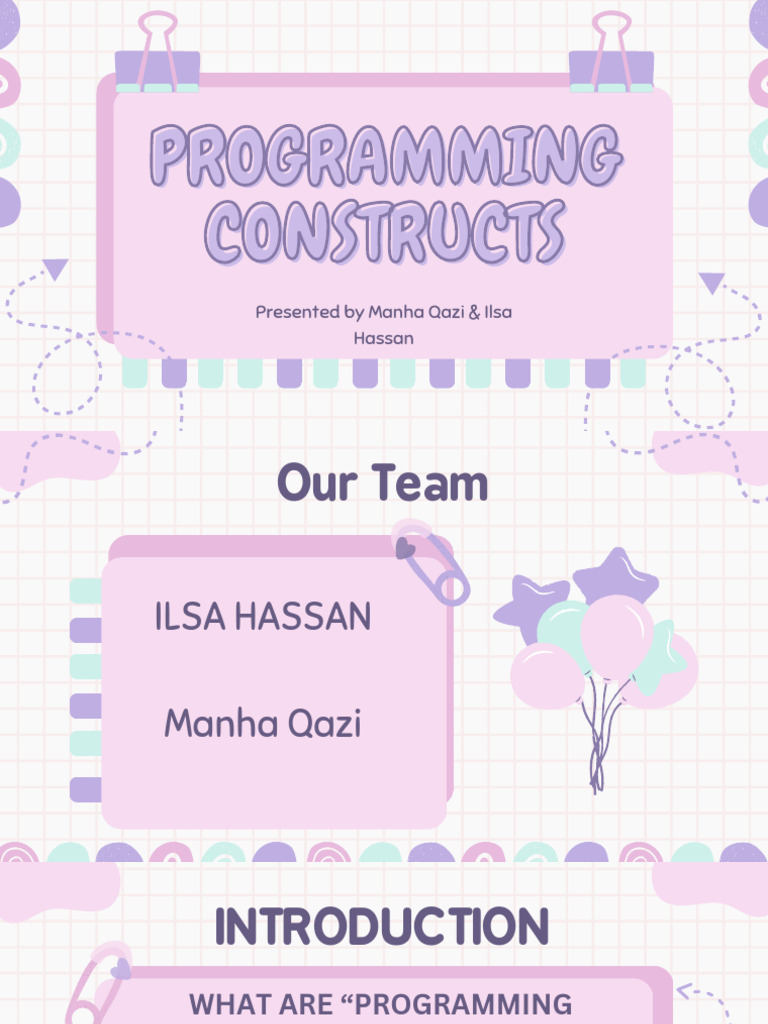 Understanding Programming Constructs | PDF