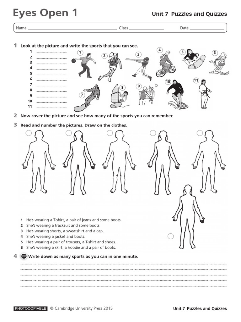 Unit 7 Puzzles and Quizzes | PDF