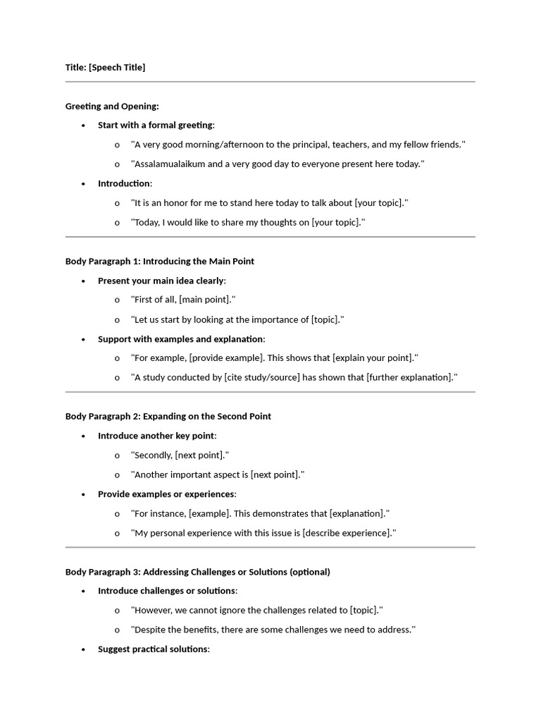 Speech Note | PDF | Cognition | Cognitive Science