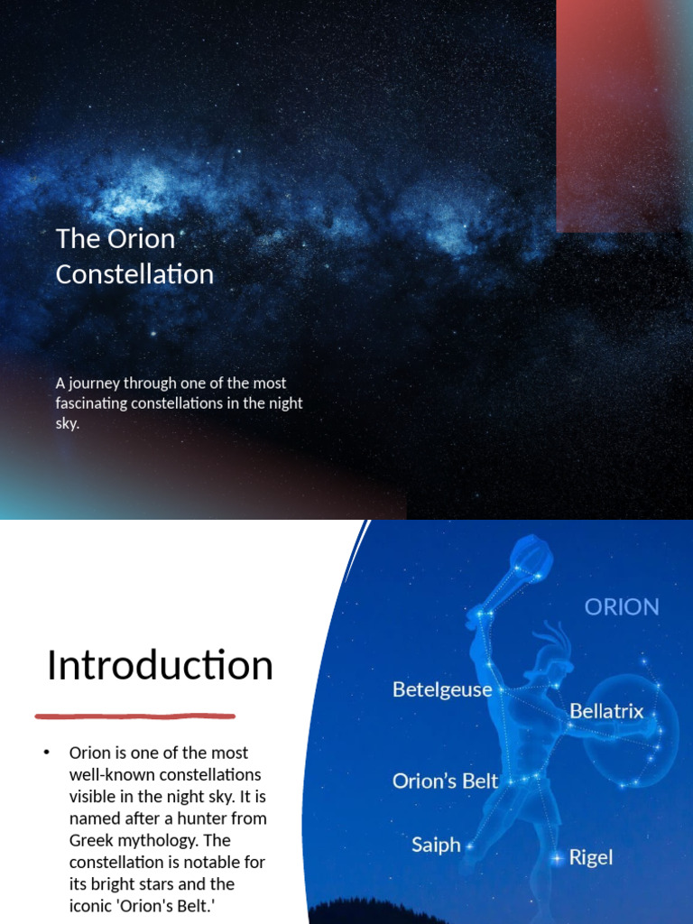 Orion Constellation English | PDF