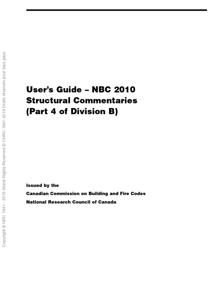 2010NBCUG-V2 UG Structural Commentaries | PDF | Structural Load ...