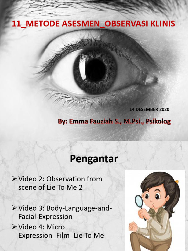 11 - Metode Asesmen - Observasi Klinis | PDF