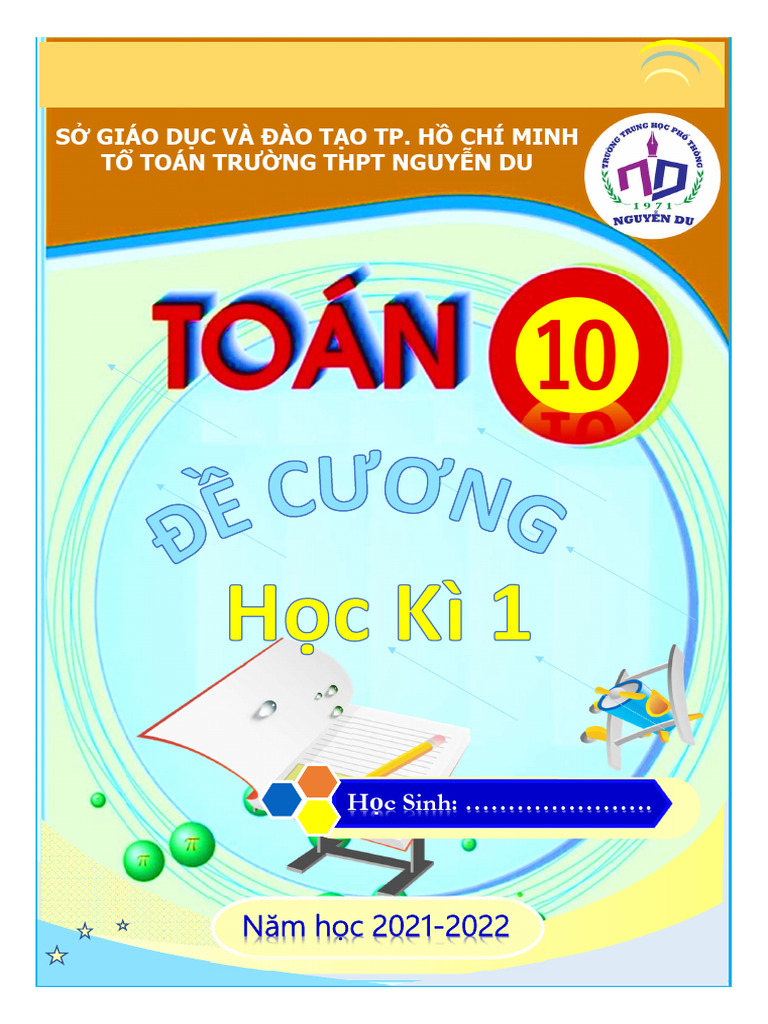 ĐỀ CƯƠNG TOÁN 10 HKI | PDF
