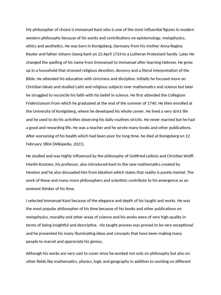 Kant's Synthetic A Priori Knowledge | PDF | Rationalism | A Priori And A Posteriori