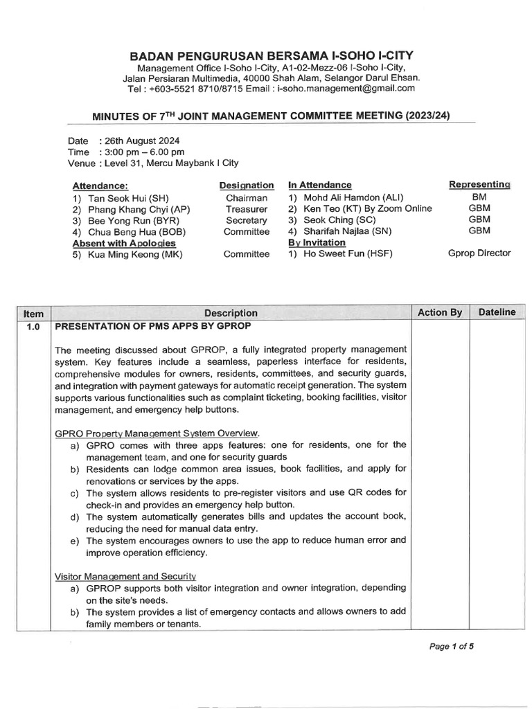 7th MOM JMB 2023-24 | PDF
