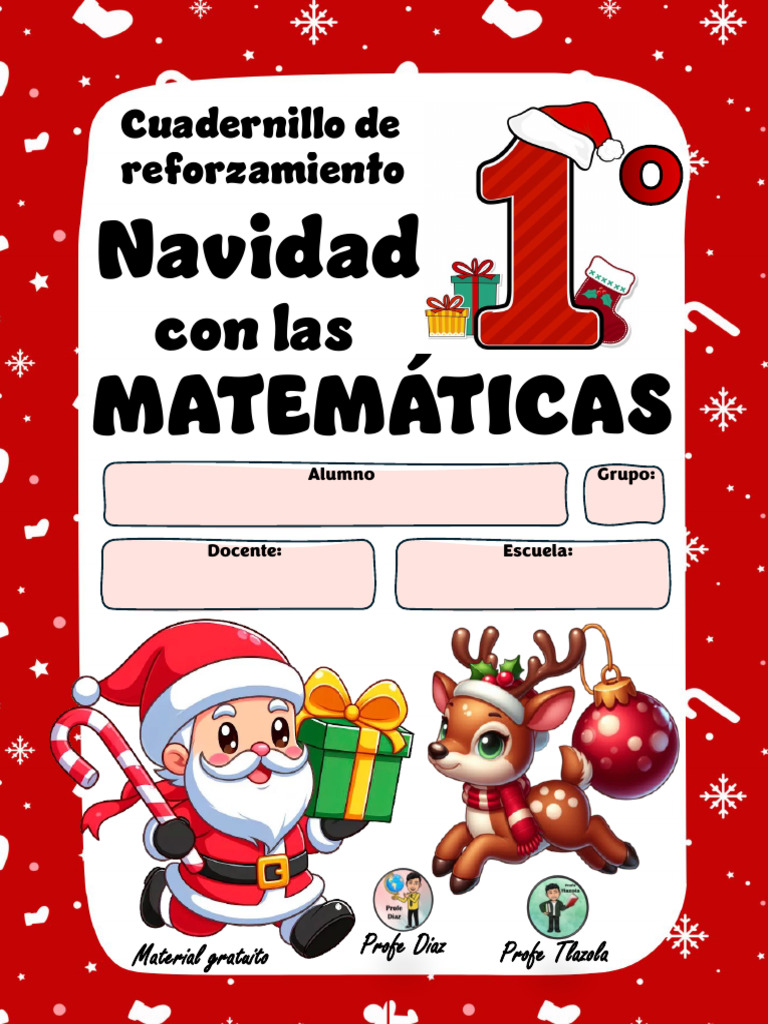 Cuadernillo Navideño de Matemáticas | PDF