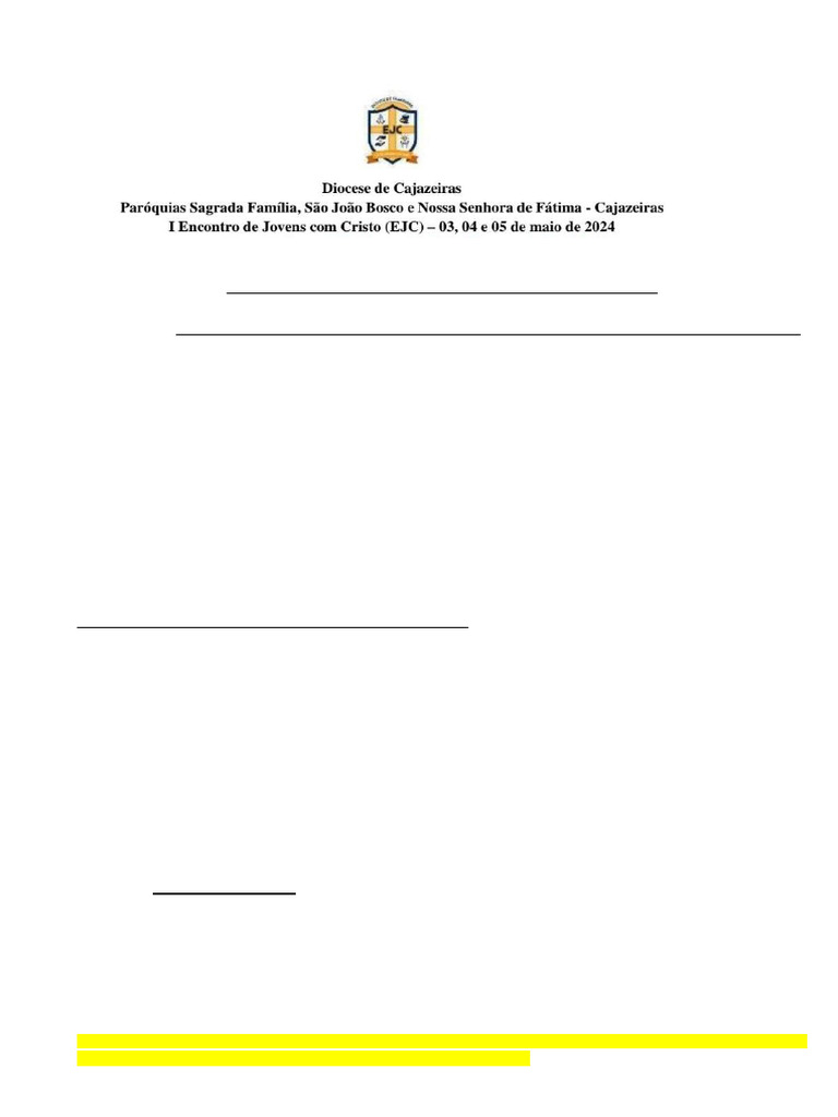 Carta Comunicado Ejc 2024 (1) | PDF