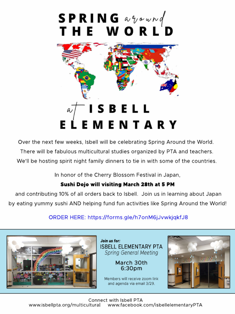 Isbell PTA Spring Around The World | PDF