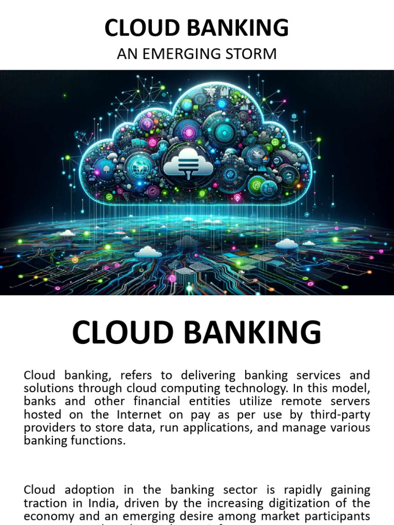 Cloud Banking: Transforming Finance in India | PDF