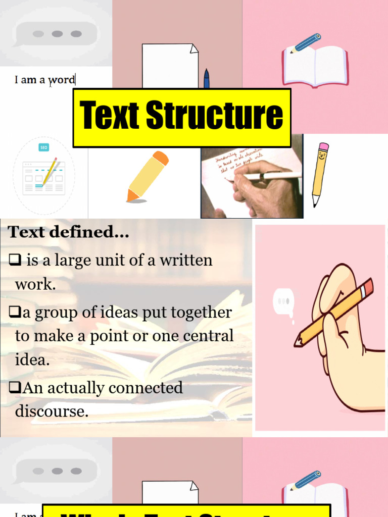 Lesson 2- Text Structures | PDF | Attention Deficit Hyperactivity Disorder | Definition