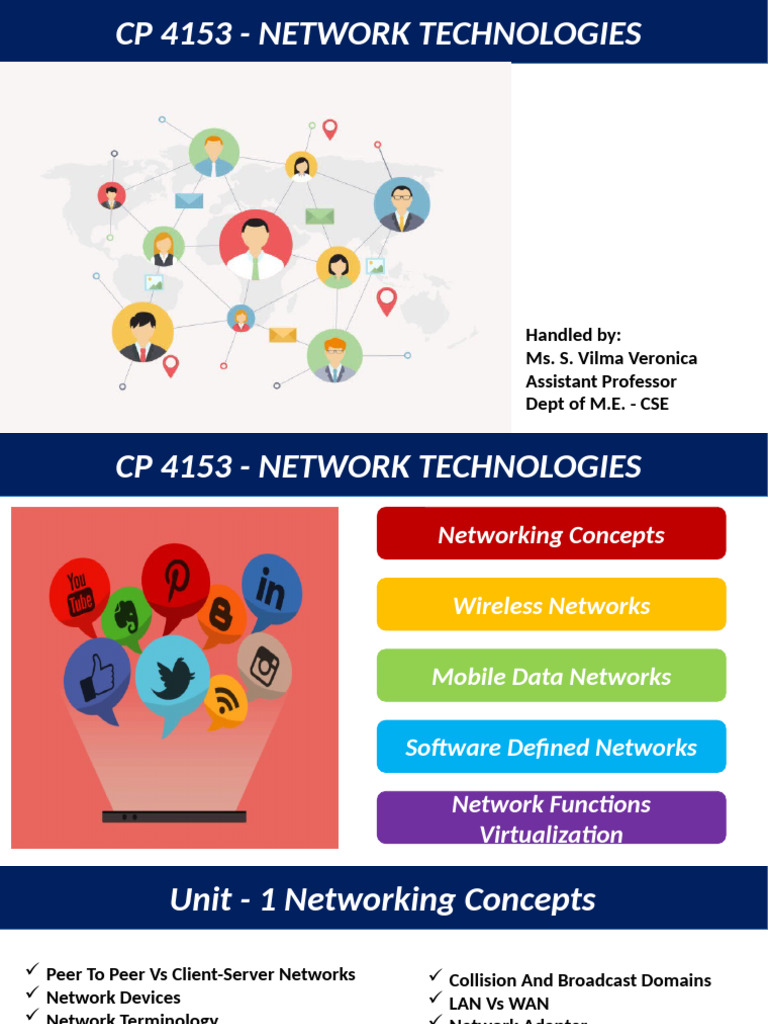 NT_UNIT - 1 | PDF | Computer Network | Osi Model
