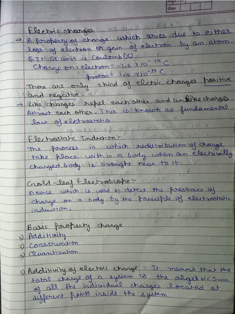 Chapter 1 Physics Notes | PDF