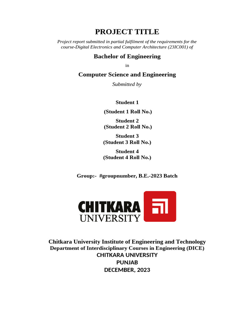 DECA Project Report Sample | PDF | Computing | Computer Science