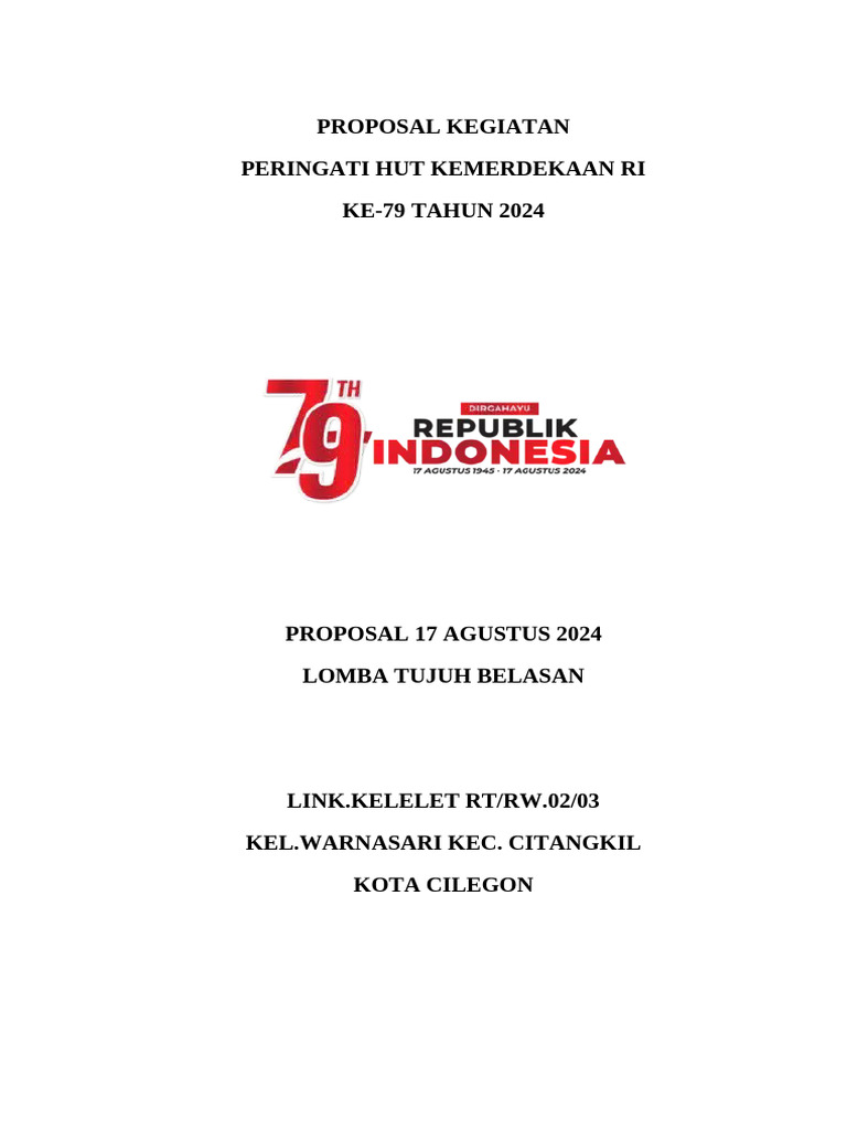 Proposal Kegiatan Ippk 2024 | PDF