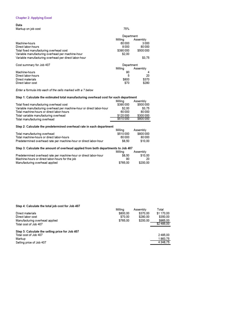 Chapter 2 Assignment Pdf Cost Economies 4046