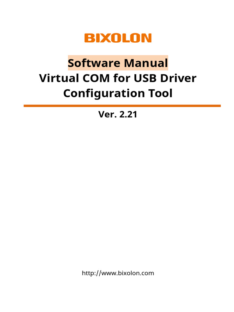 Manual VCOM4USB ENG V2.21 | PDF | Microsoft Windows | Device Driver