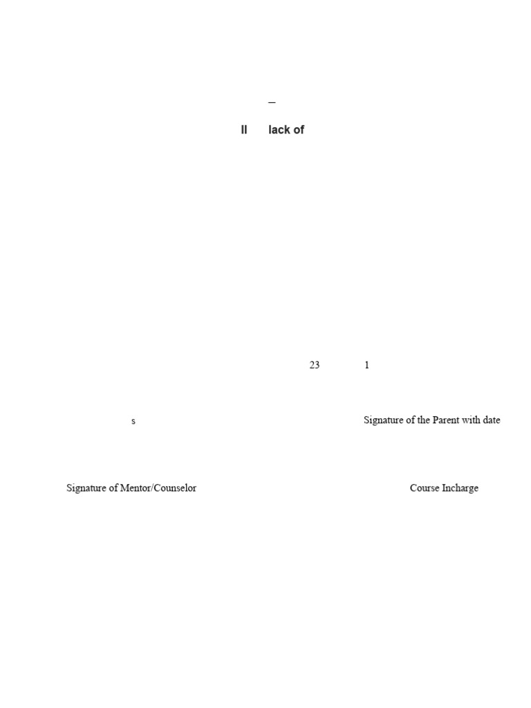 Undertaking Form II | PDF