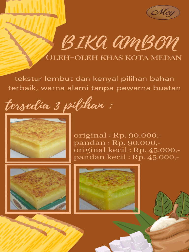 Pricelist Mey Bika Ambon | PDF
