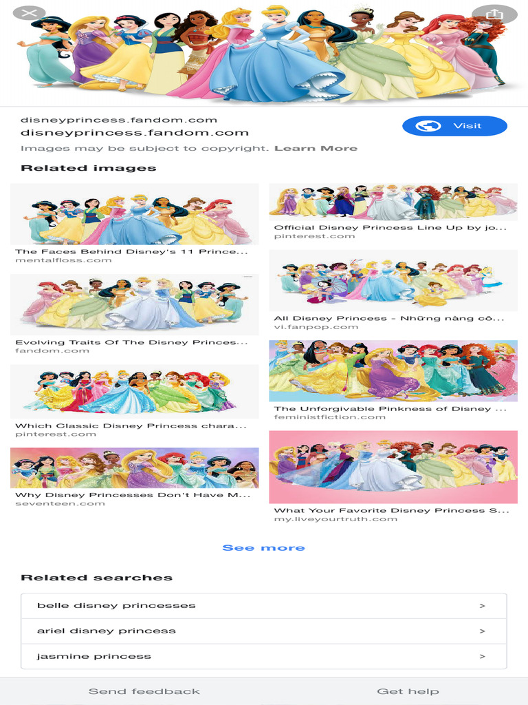 All the Princesses - Google Search | PDF