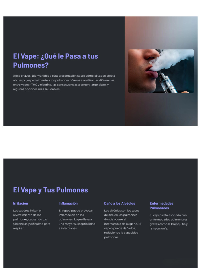 El Vape Y Sus Consecuencias | PDF